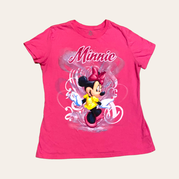 Disney | Tops | Y2k Pink Classic Disney Minnie Mouse Tee | Poshmark